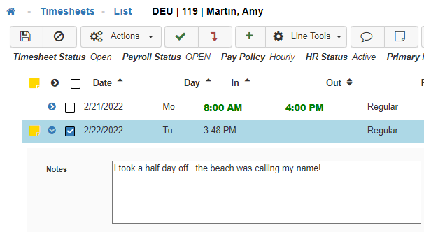 LightWork Time for Employees